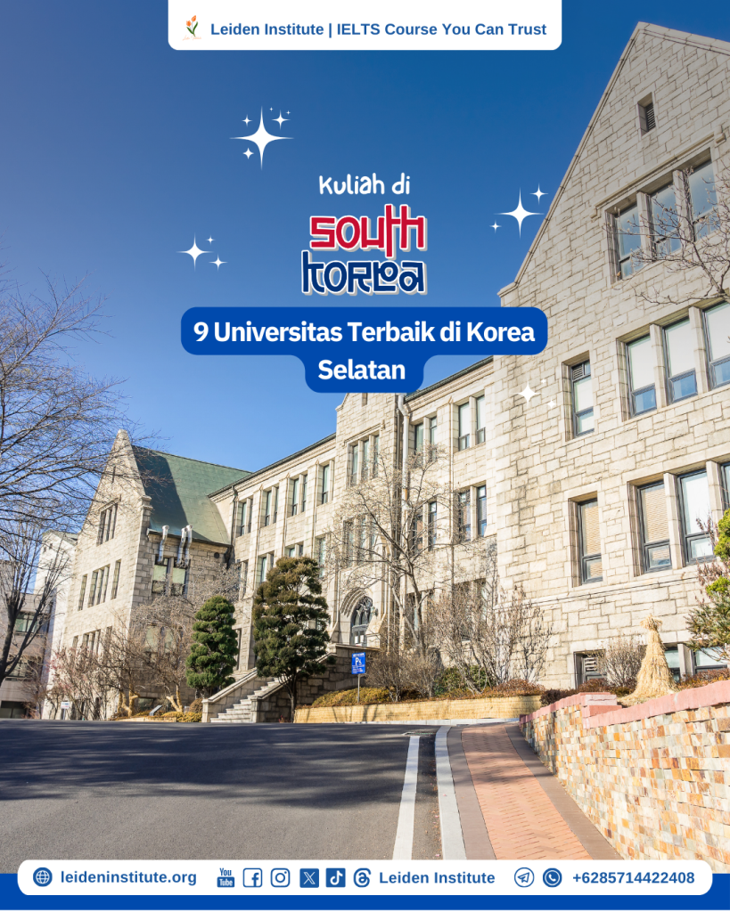 9 Universitas Terbaik di Korea Selatan – Leiden Institute